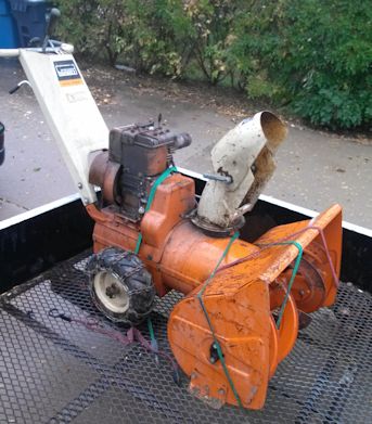 Restored Gilson Snowblowers