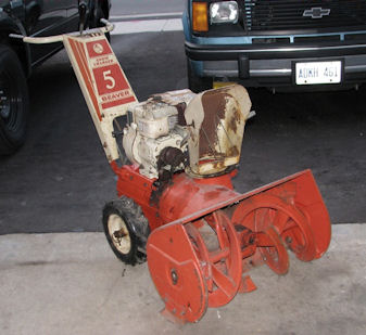 Restored Gilson Snowblowers