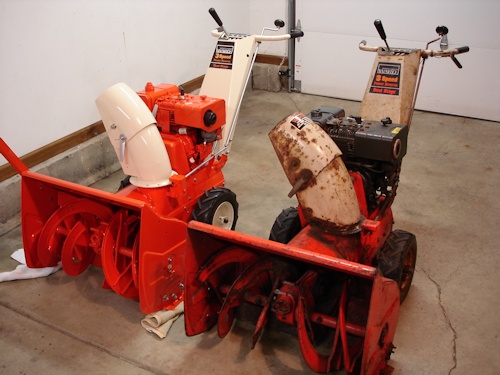 Restored Gilson Snowblowers